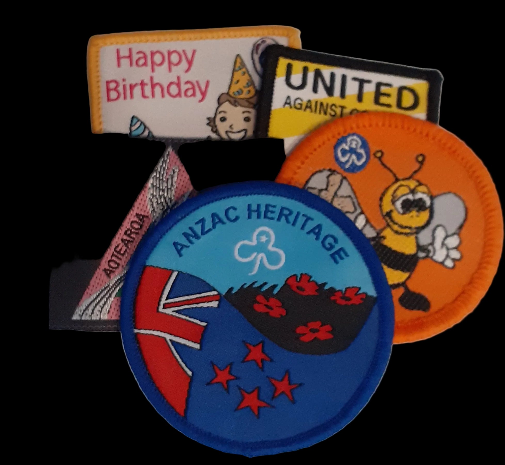 Badge Pack - 5 Different collectible badges – GirlGuiding New Zealand